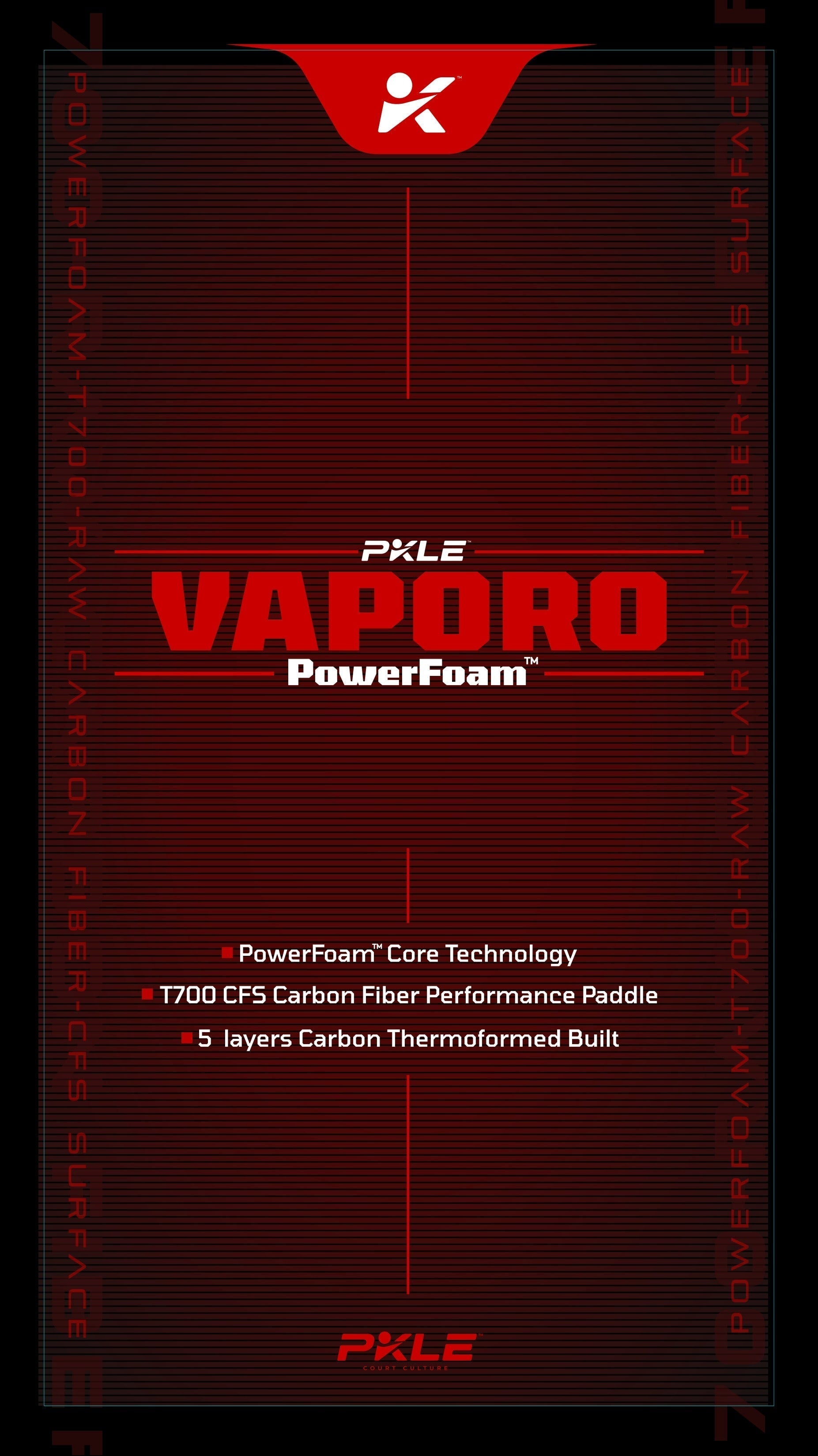 VAPORO PowerFoam™ with revolutionary foam core technology – PicklePro Shop